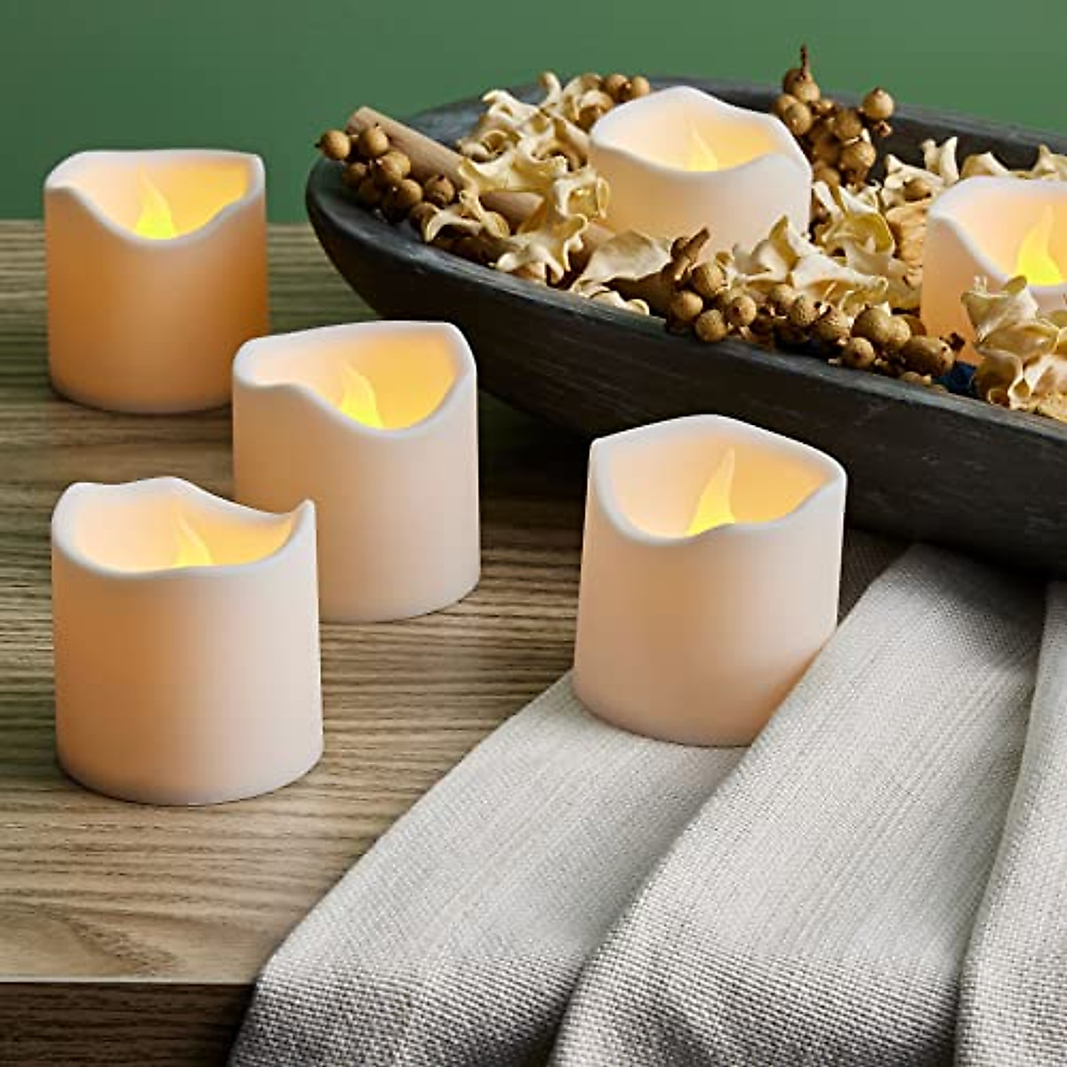 Michaels Basic Elements™ 2”; White LED Votives by Ashland®