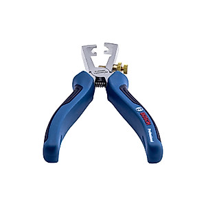 Bosch Professional 1600A01V03 160 mm Wire Stripper (Chrome-Vanadium Steel, Soft Grip), Blue
