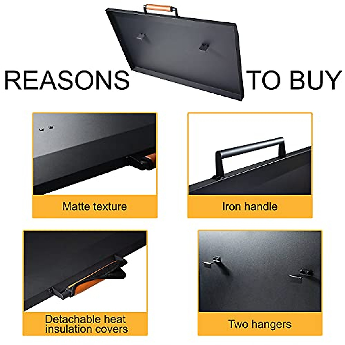 Blackstone griddle cover 36 inch. Matte texture aluminum blackstone grill lid. Powder-coated, suitable for 36 inch blackstone storage cover