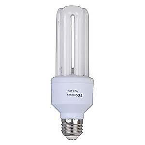 Lucky Herp Compact Bird Lamp Lighting Bulb, 2.4% UVB, 20W,Screw Thread
