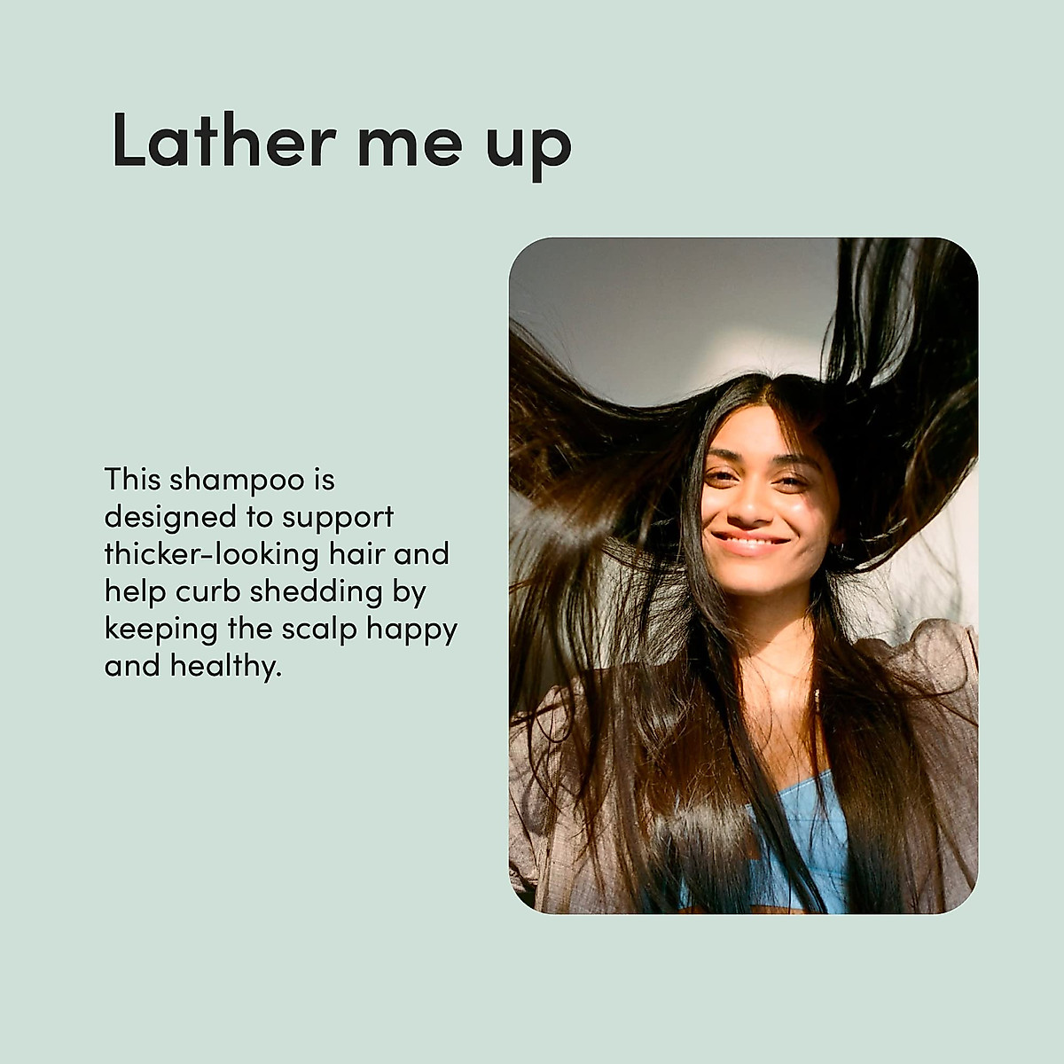 hers Triple Threat Shampoo 2 Pack - Thickening Shampoo for Women with Biotin, Saw Palmetto, Pumpkin Seed Oil - Reduces Shedding - Light Rose Scent - 2 Pack, 6.4oz