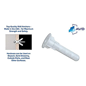 Audio-Visual Direct Magnetic White Glass Dry-Erase Board Set - 23 5/8 x 35 1/2 Inches -