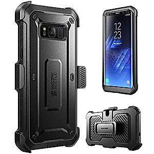 SUPCASE Unicorn Beetle PRO Series Phone Case for Samsung Galaxy S8, Full-Body Rugged Protective Case for Galaxy S8 2017 (Black)