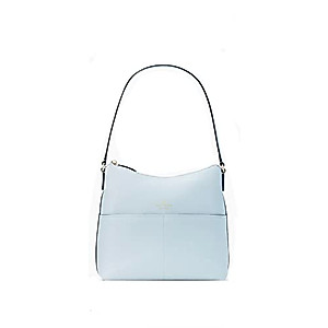 Kate Spade Bailey Textured Leather Shoulder Bag Purse Handbag (Frosty sky)