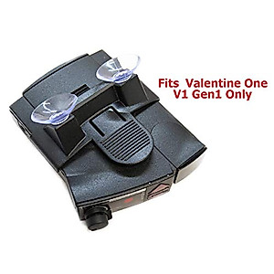 Ramtech Car Windshield Mount Replacement Kit, Cradle Bracket + 4 Suction Cups, Compatible with Valentine One V1 Gen1 Radar Laser Detector, WMV1K