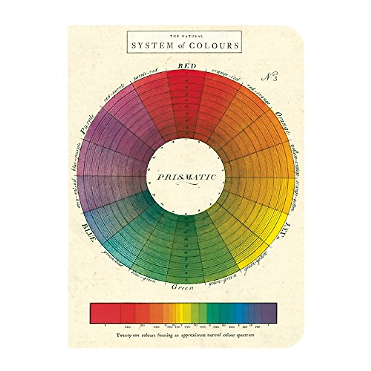 Cavallini Papers & Co., Inc. Color Wheel Mini Notebooks 4 x 5.5