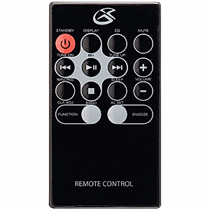 GPX HM3817DTBK Home Music System with Remote and AM/FM Radio black