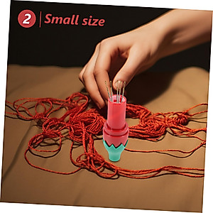 EXCEART 6Pcs Needle Storage Tubes Sewing Needle Pins Box Container Plastic Fruit Shape Tool Box Holder Organizer for DIY Small Items Toothpick Beads Jewelry