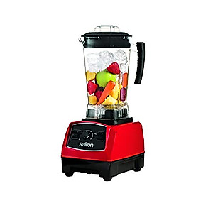 Salton BL1486RBT Power 2 L/QT Table Top Blender, 2 Liters, Red
