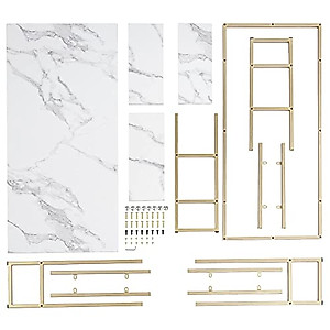 ivinta Computer Desk with Shelves White Desk Office Desk with CPU Stand Vanity Desk with Storage Modern Gaming Desk Study Writing Laptop Table