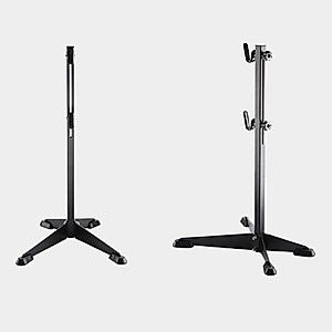DYNWAVE Bicycle Repair Stand Bikes Work Stand Height Adjustment Portable Strong Load Bearing Sturdy Mounting Stand Washing Stand for Mountain Bike, Black