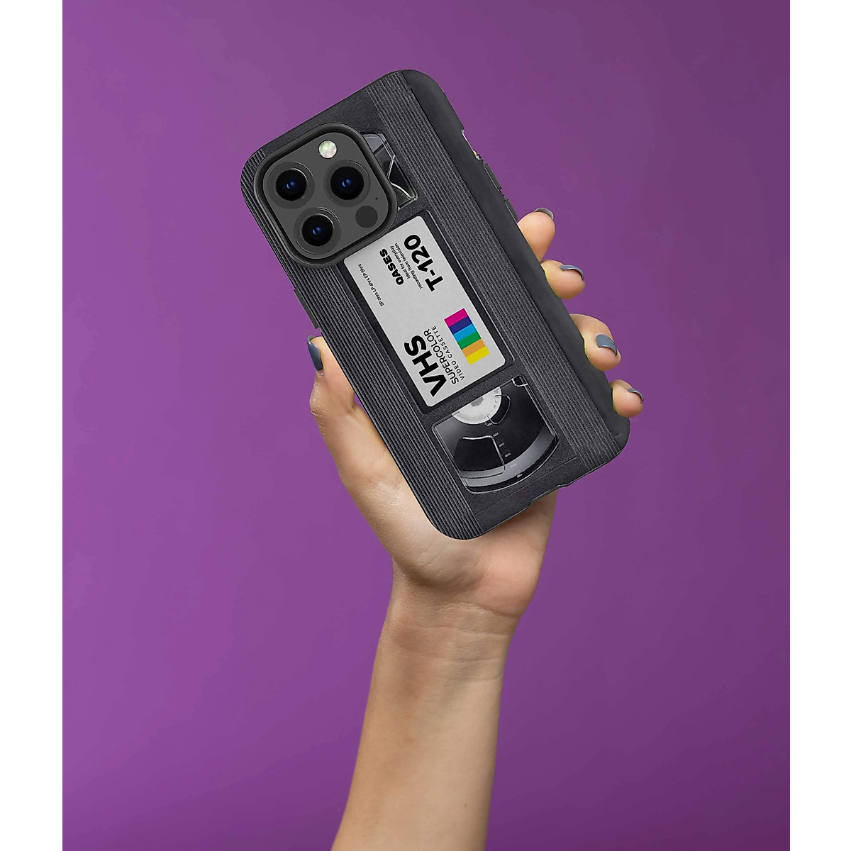 Qases Google Pixel 6 Pro Case - VHS Cassette - Ultra Tough Case - Customized