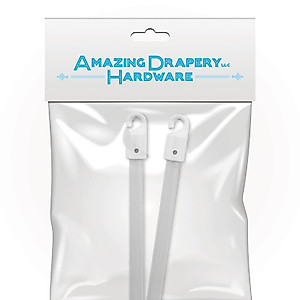 Amazing Drapery Hardware Premium White PVC Vertical Blind Wand, 36-inches, 2 pack - Effortless Installation - Ideal for Wand-Controlled Vertical Blinds - Seamlessly Replace Old or Broken Wands