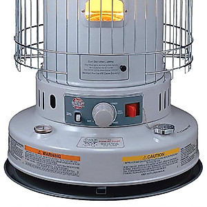 Kero World KW-24G Indoor Kerosene Heater, Large, Gray