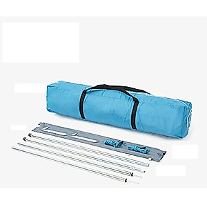 Tents Automatic Camping Pop- Up Tent 3-4Person One Door and Three Windows Tents Double Layer Waterproof Dome Tent Large Family Tent Waterproof Tent (Dark Blue)