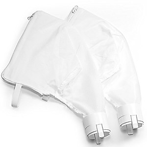 Aquatix Pro Premium Compatible Zipper Replacement Bags for Polaris 360 & 380 (2pc), Heavy Duty Pool Vacuum Cleaner/Filter Parts, Easy to Install Leaf Bags, Damage Free Enclosure, Full Warranty