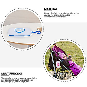 Wet Tissue Box Cover 2pcs Baby Wipes Dispenser Travel Wipes Case Outdoor Infant Holder Practical Baby Wipes Storage Box Wet Tissue Box for Travel Home Office Cars Wipes Dispenser