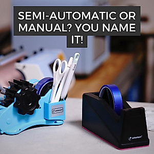 echomerx 20mm x 33m (108 ft) Blue Heat Resistant Tape - 3" Core | No Residue Heat Transfer Tape for Sublimation & Crafts | Ideal for Heat Press - 3-Pack