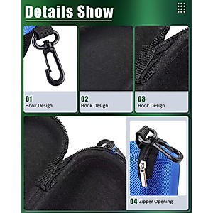 Weewooday 12 Pack Hard Shell Sunglasses Case Shell Eyeglassesc Travel Portable for Men Women (EVA)