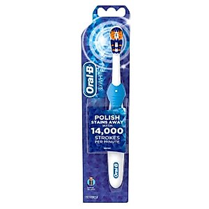 Oral-B Toothbrush 3D White Stains Away (Battery) (6 Pack)