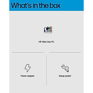 HP Pavilion 23.8 inch All-in-One Desktop PC, Intel Core i7-12700T Processor, Intel UHD Graphics 770, 16 GB Memory RAM, 1 TB 7200RPM SATA Hard Drive, Windows 11 Home (24-ca1180, Snowflake White)