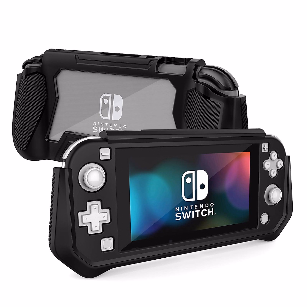 Switch Lite Protective Case Compatible with Nintendo Switch Lite, Kmasic Full-Body Rugged Protection Switch Lite Cover Built-in Screen Protector, Anti-Scratch Cover for Nintendo Switch Lite Skin