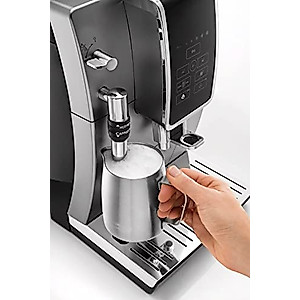 De'Longhi Dinamica Fully Automatic Coffee and Espresso Machine with Premium Adjustable Frother, Stainless Steel, ECAM35025SB