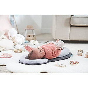 Babymoov Original Baby Lounger & Infant Floor Seat (Baby Registry Must-Have)), Gray