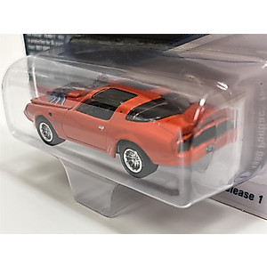 Johnny Lightning JLMC029 Muscle Car VER A 1980 Pontiac Firebird T/A Red Orange
