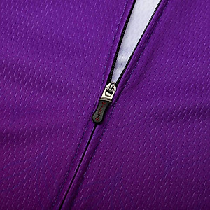 Uriah Women's Cycling Jersey and Pants Sets Long Sleeve Reflective Dark Purple Size S(CN)