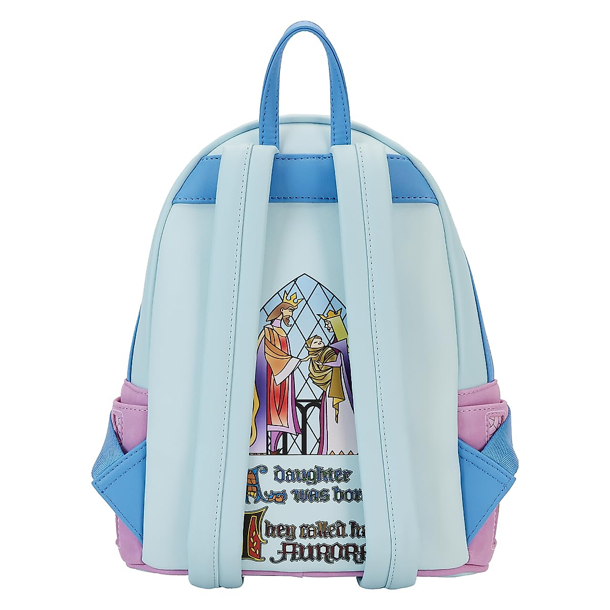 Loungefly Disney Sleeping Beauty Stained Glass Castle Mini Backpack
