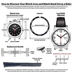 Ewatchparts DELUXE 12 WATCH STRAP OR LEATHER RUBBER BAND CHANGING TOOL KIT COMPATIBLE WITH IWC PILOT