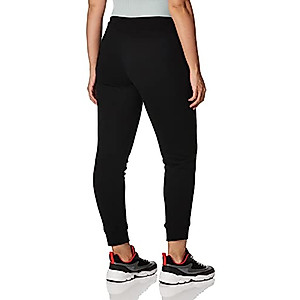 Calvin Klein Women's Premium Performance Fleece Jogger, Black, Medium