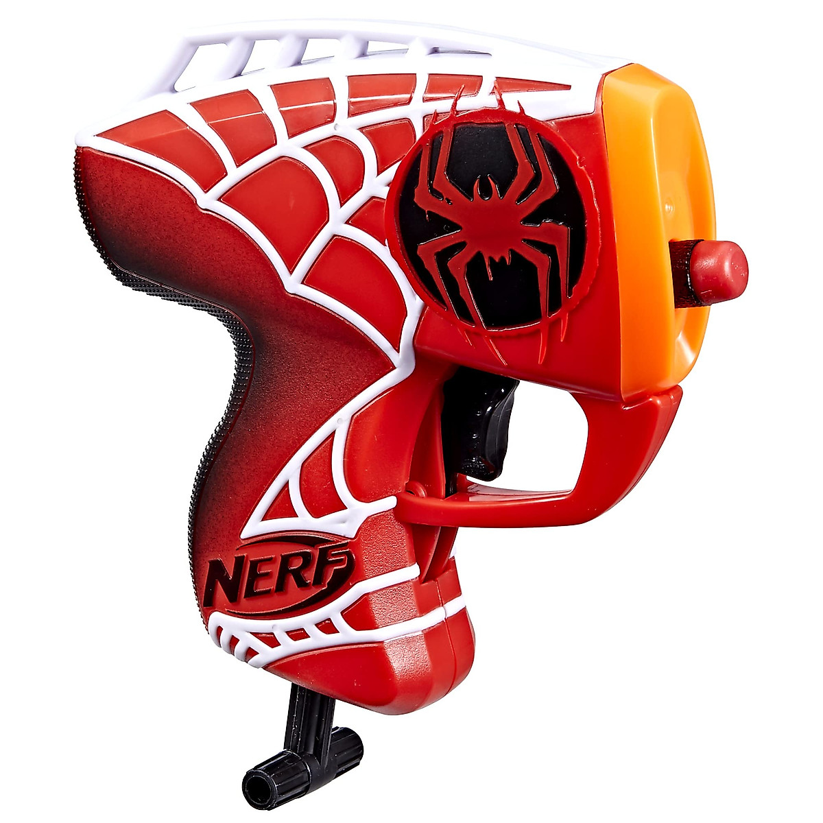 Nerf Spider-Man: Across The Spider-Verse, Miles Morales MicroShots Dart Blaster, Movie Inspired Design, 2 Elite Darts