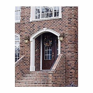 Sea Gull Lighting OL5911BK Martinsville Three Light Outdoor Pendant Lantern, Black