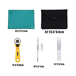 5Pcs/Set Sewing Handmade Crafting Tool Kit Paper Fabric Leather Cutting Tools Set