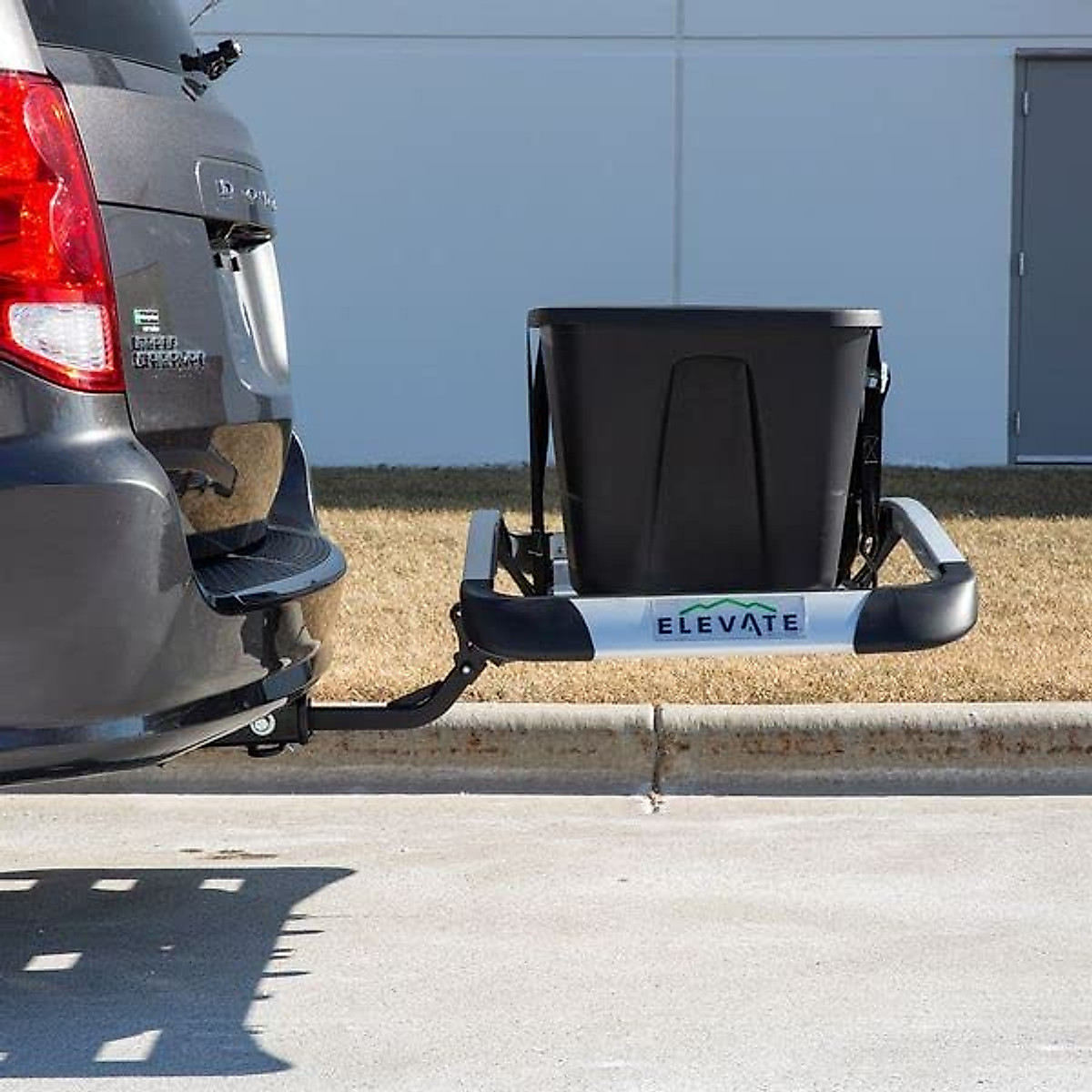 ELEVATE OUTDOOR Aluminum Hitch-Mounted Cargo Carrier