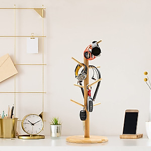 MyLifeUNIT 6 Hooks Mug Holder Tree and 8 Hooks Coffee Cup Holder Large and Small Bundle