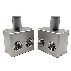 TTZ Audio Dual 1/0 Gauge to 1/0 Gauge Amp Input Reducers (Pair) for Easy Car Audio Amplifier Competition Amp Installation