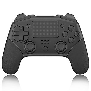 UeeVii PS4 Controller with Back Button Attachment, PS4 wireless controller with 4 Paddles for Playstation 4, Pro, Slim, PC, PS4 Console Dualshock Gamepad Joystick Remote Compatible
