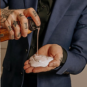 18.21 Man Made Carry On Sweet Tobacco 4-in-1 Travel Foam, Shampoo, Conditioner, Wash & Shave, Carry-On Friendly, 3.4 fl. oz