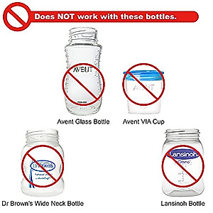 Nenesupply Caps Lids Compatible with Spectra Bottles Avent Bottles and Nenesupply Bottles Replace Spectra Bottle Cap Avent Bottle Cap Wide Neck Bottle Cap Compatible with Spectra Pump Parts Spectra S2