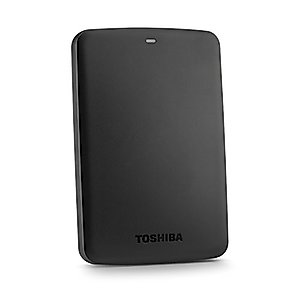 Toshiba Canvio Basics 1TB Portable Hard Drive - Black (HDTB310XK3AA)