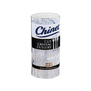 Chinet Cut Crystal, Cutlery Combo Pack, 48 Count