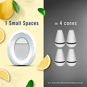 Febreze Small Spaces Air Freshener Heavy Duty Fresh Lemon, .25 fl. oz., Pack of 4
