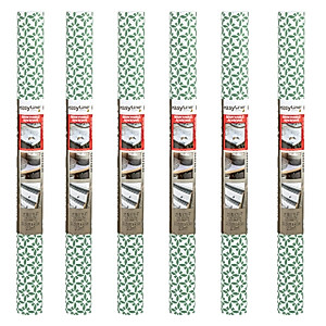 Duck Brand EasyLiner Adhesive Prints Shelf Liner, Fern Starburst, 6 Pack, 20 in. x 15 ft. (287756)