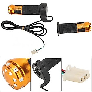 Bike Fender 1 Pair Electric Bicycle Twist Throttle Grip 22.5mm Electric Scooter E-Bike Turn Handle Grip Speed Accelerator Electric Bike Part Mud Guards