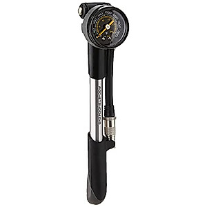 Topeak 360 PSI/24.8 Bar Pocket Shock DXG With Dial Gauge , Black/Silver