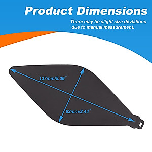 CZShiYue Rear Bumper Tow Hook Cover Fit for Volvo S90 2017 2018 2019 Towing Eye Cap 31383298 398400101 (Black, Right Passenger Side) Xinpinsai