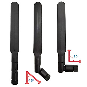 4G LTE Antenna RP-SMA Male 9dbi 700-2700MHz 3G/4G/LTE Universal Wide Band Omni Directional Paddle Antennas for Router Mobile Hotspot Wireless Home Phone